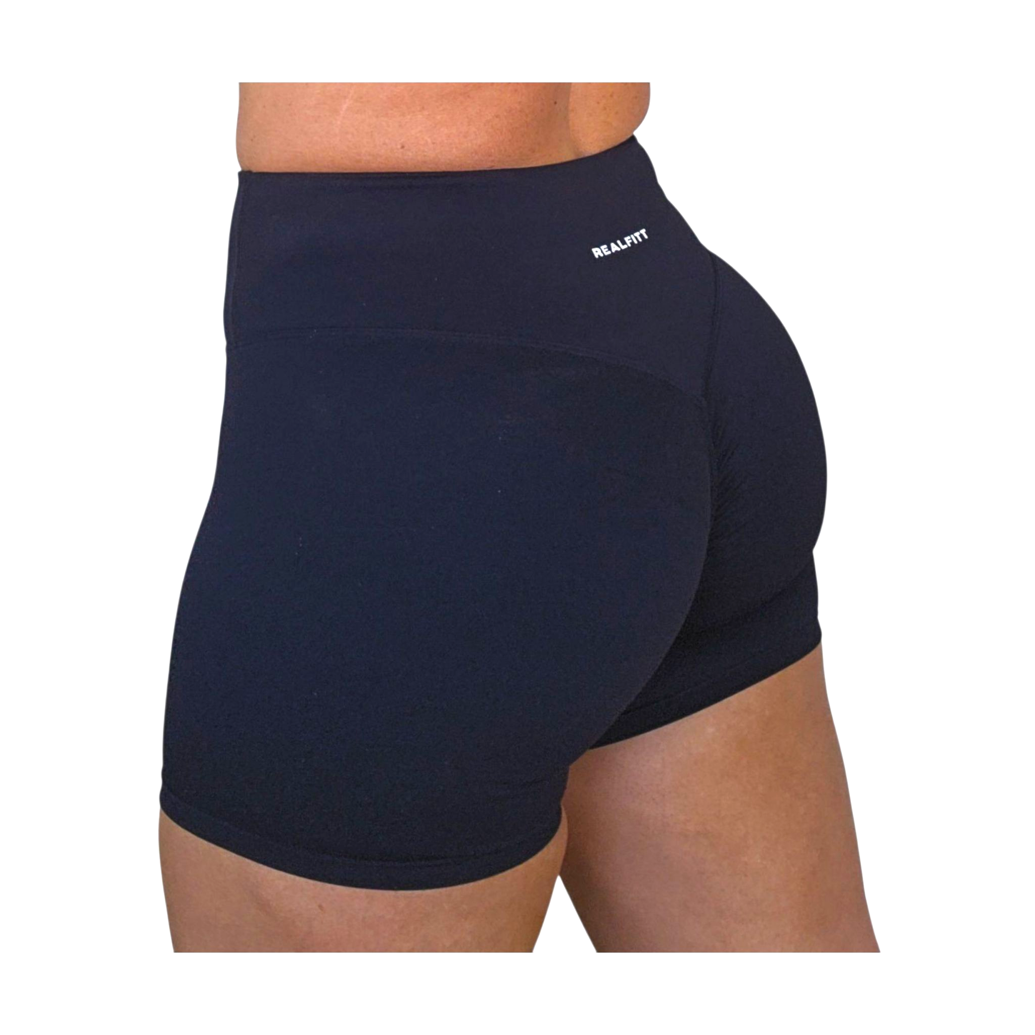 Self Care Non-Visible Scrunch Shorts in Black – RealFitt Activewear